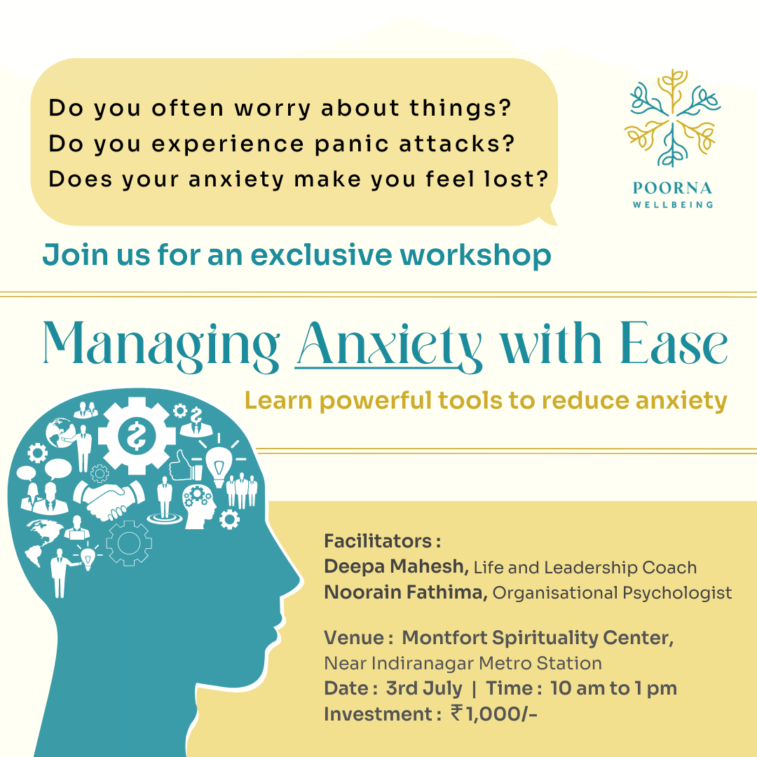 Managing Anxiety With Ease - Poorna Wellbeing